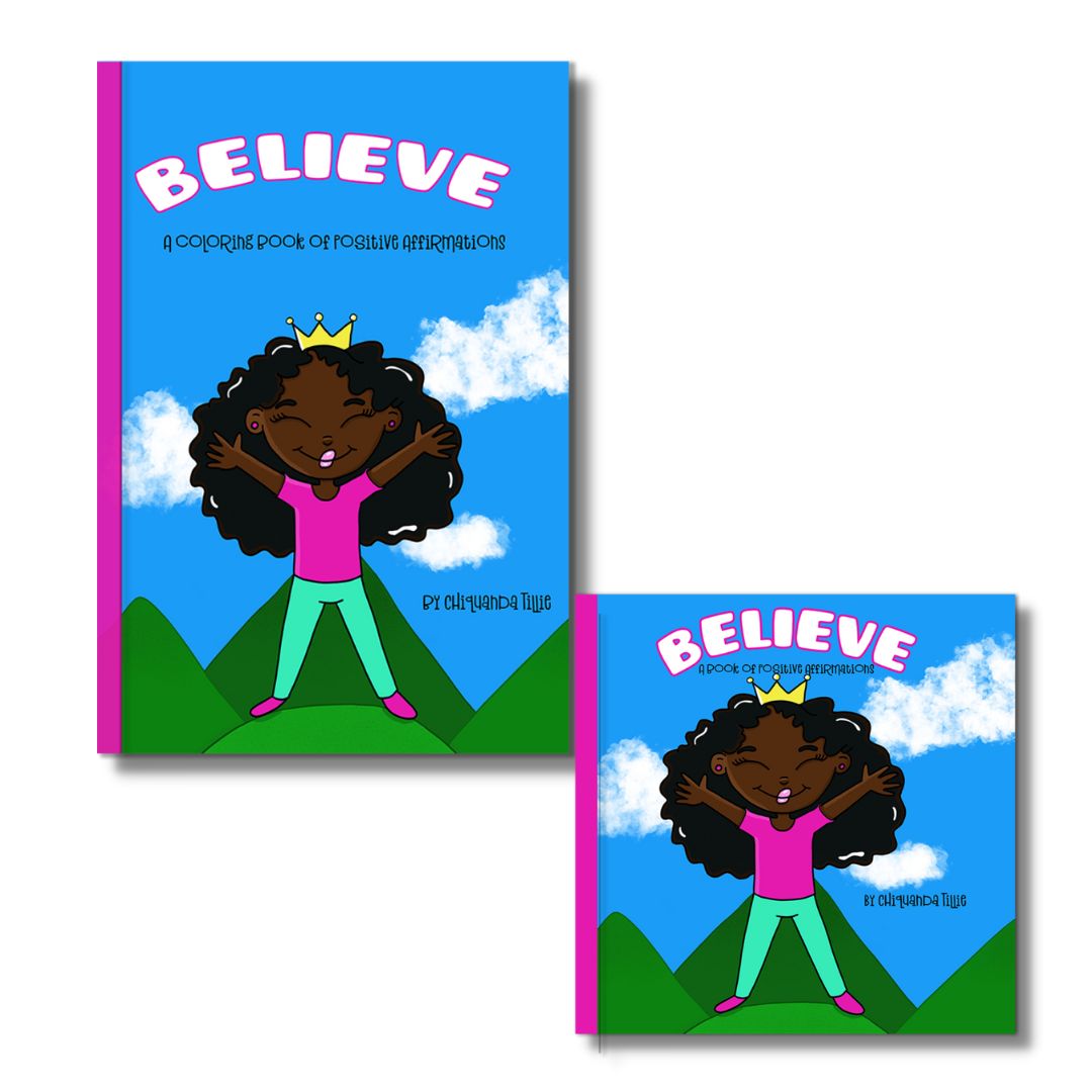 Believe Bundle (Book and Coloring Book) – Tickle Me Purple, LLC