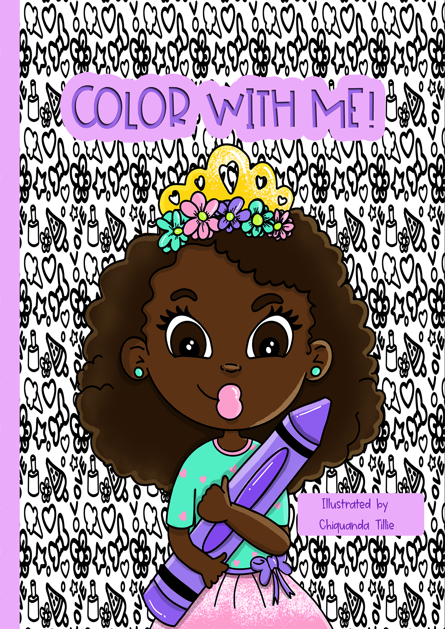 brown girl coloring pages